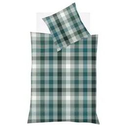 Bettw&auml;sche Fleuresse "Lech 3742", gr&uuml;n (forest), B/L: 200cm x 220cm, 1 Stk., 1 Stk., Flanell, B/L: 80cm x 80cm & 80cm x 80cm, 3 Stk., Flanell, Obermaterial: 100% Baumwolle, Bettw&auml;sche, Bettw&auml;sche, Edelflanell, Baumwolle, in Gr. 135x200, 155x220, 200x200cm