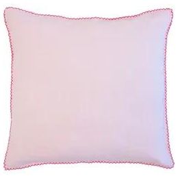 Kissenbezug Fleuresse "Provence", rosa, B:40cm L:40cm, Leinen, Obermaterial: 50% Baumwolle, 50% Leinen, Kissenbez&uuml;ge, Kissenbezug, Leinen, Premium Qualit&auml;t, k&uuml;hlende Stoff