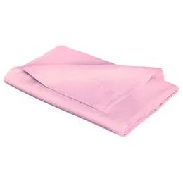 Betttuch Fleuresse "Colours", pink, B:220cm L:260cm, Mako-Satin, Obermaterial: 100% Baumwolle, Bettlaken, offenes Bettlaken