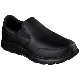 Skechers Berufsschuh "FLEX ADVANTAGE SR", 48,5, schwarz, Schuhe, Slipper f&uuml;r Gastronomie, Pflege, Krankenhaus mit Stretcheinsatz