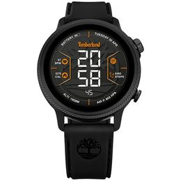 Timberland Herren Smartwatch "TRAIL FORCE", schwarz, Smartwatches, Armbanduhr, Herrenuhr, Silikonarmband, Bluetooth, Trinkerinnerung