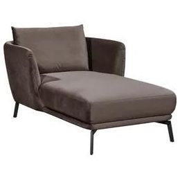 Sch&ouml;ner Wohnen Loungesessel "Pearl Relaxsessel mit tollem Sitz- und Relaxkomfort, bequem", grau (stone velvet), B:101cm H:85cm T:161cm, SCH&Ouml;NER WOHNEN-KOLLEKTION, Sessel, elegant und zeitloses Design, schmale Armlehnen