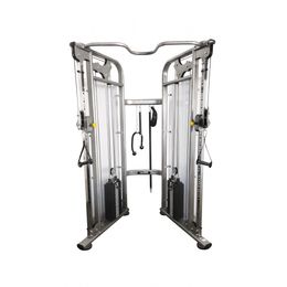 UNO Fitness U.N.O. FITNESS Trainingsstation "CS 1000 Eckstation", B:168cm H:217cm L:111,5cmsilber, Kraftstationen, Beidseitig auf 19 Stufen in der H&ouml;he