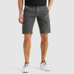 PME-Legend PME LEGEND Herren Cargoshorts "NORDROP CARGO SHORTS STRETCH TWILL"turbulence, Gr. 36, unifarben, Twill, Obermaterial: 98% Baumwolle, 2% Elasthan,
