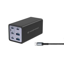 CONCEPTRONIC OZUL06BE 6-Port 200W USB-C Ladeger&auml;t