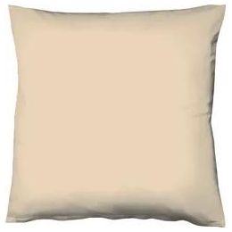 Kissenbez&uuml;ge Fleuresse "Colours", beige, B:80cm L:80cm, Interlock-Jersey, Obermaterial: 100% Baumwolle, Kissenbez&uuml;ge, edler, b&uuml;gelfreier Interlock-Jersey aus 100% Baumwolle