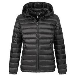 Steppjacke LPO "GILMOUR MELVILLE VI Women", Herren, Gr. 40/42 (M), schwarz, 100% Polyester, figurbetont, mit innenliegendem Gummizug, Jacken Steppjacke, auch in Gro&szlig;en Gr&ouml;&szlig;en erh&auml;ltlich