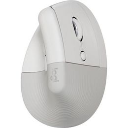 Logitech Lift for Business Maus Vertikal ergonomisch Off-White