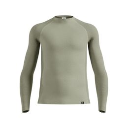 Odlo BL Top Crew Neck L/S Bekleidung Herren gr&uuml;n