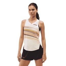 Hoka One One Hoka Race Day Singlet Bekleidung Damen wei&szlig;