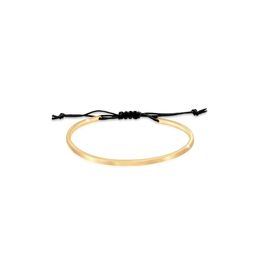 Elli Damen Armband "Armreif Geo Basic Matt Verstellbar 925 Silber", 16cm, ohne Stein, Silber 925 (Sterlingsilber)gold, Silber 925 (Sterlingsilber),