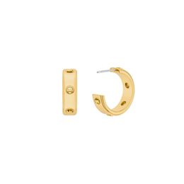 Michael Kors Damen Paar Creolen "Schmuck Geschenk Metall PREMIUM", Metall, gold, Metall, Ohrringe