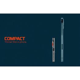 LED Taschenlampe NEBO, H:10,3cm L:2,5cm T:1,45cm, grau, Aluminium, Mobilleuchten, "NEBO SLIM MINI"