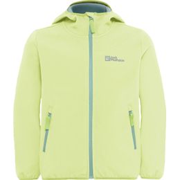 Jack Wolfskin Kinder Softshelljacke "FOURWINDS JACKET KIDS", gr&uuml;n, Gr. 164, Softshell, Obermaterial: 100% Polyester. Futter: 100% Polyester. Futter