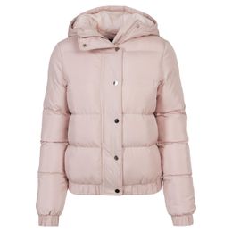 Urban Classics Damen Winterjacke "Urban Classics Damen Ladies Hooded Puffer Jacket"lightrose, Gr. XL, unifarben, 100% Polyester, Jacken