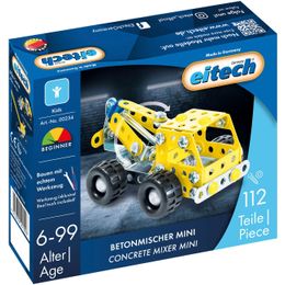 Eitech Kinder Metallbaukasten "Betonmischer Mini"gelb, Metall, Spielbausteine, Made in Germany
