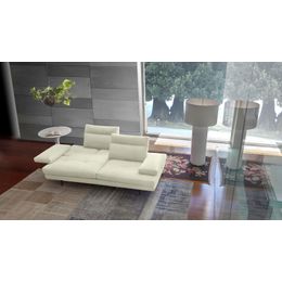 Calia italia 3,5-Sitzer "TOBY WING Maxi, 231 cm breit, Designsofa, Leder, kurze Lieferzeit", B/H/T: 231cm x 90cm x 113cm, Leder ANTARES,mit