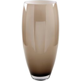 Fink Tischvase "AFRICA", B/H/T: 40cm &Oslash; 18cm, beige, Vasen, Vase aus Opalglas, mundgeblasen, Dekovase