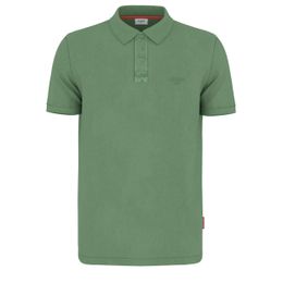 JOOP! Poloshirt JOOP JEANS "Ambrosian", Herren, Gr. L, open gr&uuml;n, Piqu&eacute;, Obermaterial: 95% Baumwolle, 5% Elasthan, unifarben, normal, Rippb&uuml;ndchen, Shirts