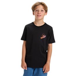 Quiksilver Jungen T-Shirt "Ev Star Ride", schwarz, Gr. 10, Obermaterial: 100% Walkfrottier;, Shirts