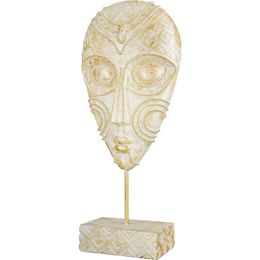 Wanddekoobjekt Gilde, gold, Polyresin (Kunststein), Wanddekoobjekte, "Skulptur Giseh"