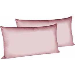 Kissenbez&uuml;ge Fleuresse, B:40cm L:80cm, rosa, Interlock-Jersey, Obermaterial: 100% Baumwolle, Kinderzimmer, Kissenbez&uuml;ge, "Colours", edler,