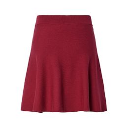 Y.A.S Damen Minirock "YASFONNY HW KNIT SKIRT S. NOOS", rot, Gr. XL, unifarben, Strick, Obermaterial: 72% Viskose, 28% Polyester, R&ouml;cke