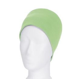 TRIGEMA Damen Strickm&uuml;tze "TRIGEMA Soft-Cap", gr&uuml;n, Baumwollmischung, M&uuml;tzen
