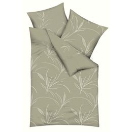 Bettw&auml;sche Kaeppel, gr&uuml;n, Mako-Satin, Obermaterial: 100% Baumwolle, Bettw&auml;sche, "Organic"