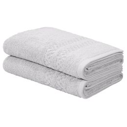 Duscht&uuml;cher OTTO HOME, B:70cm L:140cm, grau, Frottier, Frottier, Handt&uuml;cher, "Regona, Duscht&uuml;cher 70x140cm, flauschig und weich, 500 gr/m&sup2;", Premium