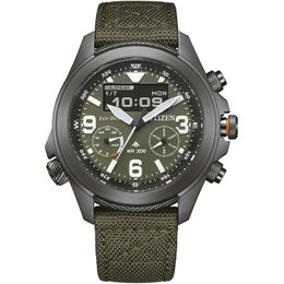 Citizen Herren Solaruhr, gr&uuml;n, Armbanduhren, Armbanduhr, Herrenuhr, analog, digital, Tag