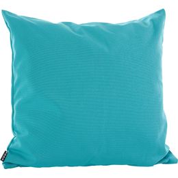 HOCK Dekokissen H.O.C.K., B:50cm L:50cm, blau, Polyacryl, Dekokissen_Sitzkissen_Kissenh&uuml;llen, "Classic Uni", Kissenh&uuml;lle mit F&uuml;llung, 1 St&uuml;ck, 50/50 cm