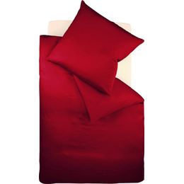 Bettw&auml;sche Fleuresse, rot, Interlock-Jersey, Obermaterial: 100% Baumwolle, Bettw&auml;sche, "Colours in 135x200, 155x220 oder 200x200 cm", Bettw&auml;sche aus