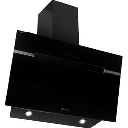 Bauknecht Kopffreihaube "BHVS 91F LT DP K", B:59,8cm H:146,5cm T:32,1cm, silber, Dunstabzugshauben, 90 cm, 4 Stufen, LED-Licht, Nanobeschichtung