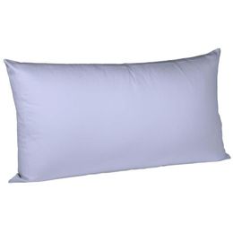Kissenbezug Fleuresse, B:40cm L:80cm, lila, Mako-Satin, Mako-Satin, Kissenbez&uuml;ge, "Colours Mako Satin, 100% Baumwolle, mit Rei&szlig;verschluss", Mako