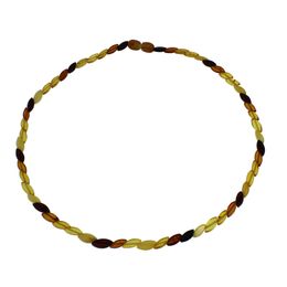 OSTSEE-SCHMUCK Damen Kette ohne Anh&auml;nger "- Ude - Bernstein -", Bernstein, braun, Bernstein, Halsketten