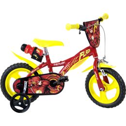 DINO BIKES Kinderfahrrad "Flash 12" Kinderfahrrad 2-4 Jahre", 12 Zoll (30,48cm) hinten: 12 Zoll (30,48cm), rot, Fahrr&auml;der