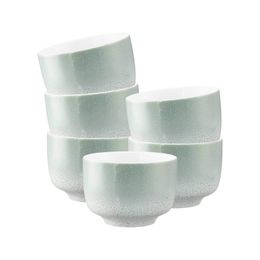Seltmann Weiden Tasse "Milchkaffeetassen ohne Henkel Sento Home 350 ml 6er Set", 6 tlg., gr&uuml;n, Trinkgef&auml;&szlig;e