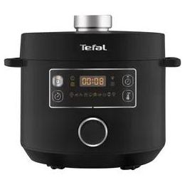 Tefal Multikocher "Turbo Cuisine inkl. Dampfgareinsatz, Messbecher, Reisl&ouml;ffel und Kelle", schwarz, B:31cm H:28,7cm T:33,6cm, K&uuml;chenmaschinen, elektr. Schnellkochtopf, 10 aut. Programme, 1-Knopf-Bedienung, CY7548