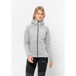 Jack Wolfskin Damen Fleecejacke "ALPGRAT PRO INS FZ W", grau, Gr. S, 1. OBERSTOFF: 100% POLYESTER. 2. OBERSTOFF: 100% POLYAMID. Futter: 100%