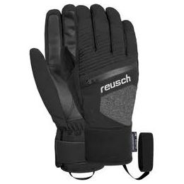 Skihandschuhe Reusch "Theo R-TEX XT", Damen, Gr. 9, schwarz (dunkelgrau, schwarz), 70% Polyester, 30% Polyurethan, mehrfarbig, Handschuhe, mit wasserdichter Funktionsmembrane