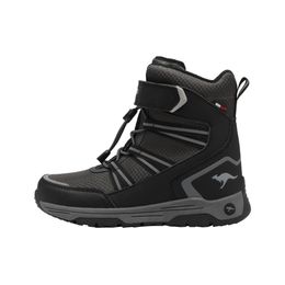 Kangaroos Damen Winterstiefel "K-MJ Eldora EV RTX", Gr. 35, schwarz, Synthetik, Textil, Schuhe, Snowboots, Winterboots, Winterschuhe, wasserdicht,