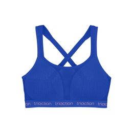 Damen B&uuml;gel-BH "Triaction Energy Lite P EX", triaction by Triumph, Gr. 70, blau, Single Jersey, Obermaterial: 48% Polyester, 42% Polyamid, 10%