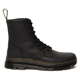 Schn&uuml;rboots Dr. Martens "Combs", Herren, Gr. 41, schwarz, Leder, Schuhe Schn&uuml;rboots, Schn&uuml;rboots, Freizeitstiefelette mit Anziehlasche