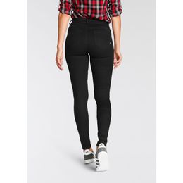 Arizona Damen Skinny-fit-Jeans "Ultra Stretch", schwarz, Gr. 36, Denim/Jeans, Obermaterial: 63% Baumwolle, 32% Polyester, 5% Elasthan, Jeans,