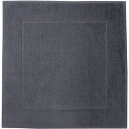 Badematte, H:11mm, grau, Framsohn FROTTIER, Baumwolle, Badematten, "Uni Basic Hotelmatte", gro&szlig;e Farbpalette, Hergestellt in &Ouml;sterreich,