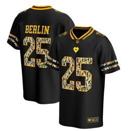 Fanatics Herren Footballtrikot "Fanatics Trikot NFL German Game Berlin BVG"schwarz, Gr. S, 100% Polyester, Trikots