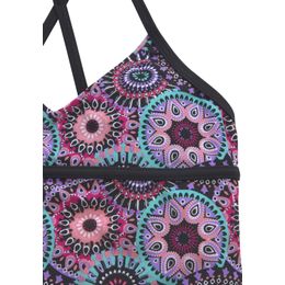 s.Oliver M&auml;dchen Tankini, bunt, Gr. 158, bedruckt, Polyamid, Bikini-Sets, mit coolem Print