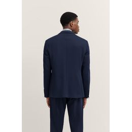 Bugatti Herren Anzugsakko, blau, Gr. 50, unifarben, 66% Polyester, 21% Viskose, 10% Polyamid, 3% Elasthan, Sakkos, mit Stretchfunktion