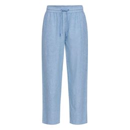 Leinenhose Blend "Leinenhose BHAban Linen Mix", Herren, Gr. XXL, N-Gr, blau (lichen blau), Obermaterial: 70% Baumwolle CO. 30% Leinen LI., Hosen